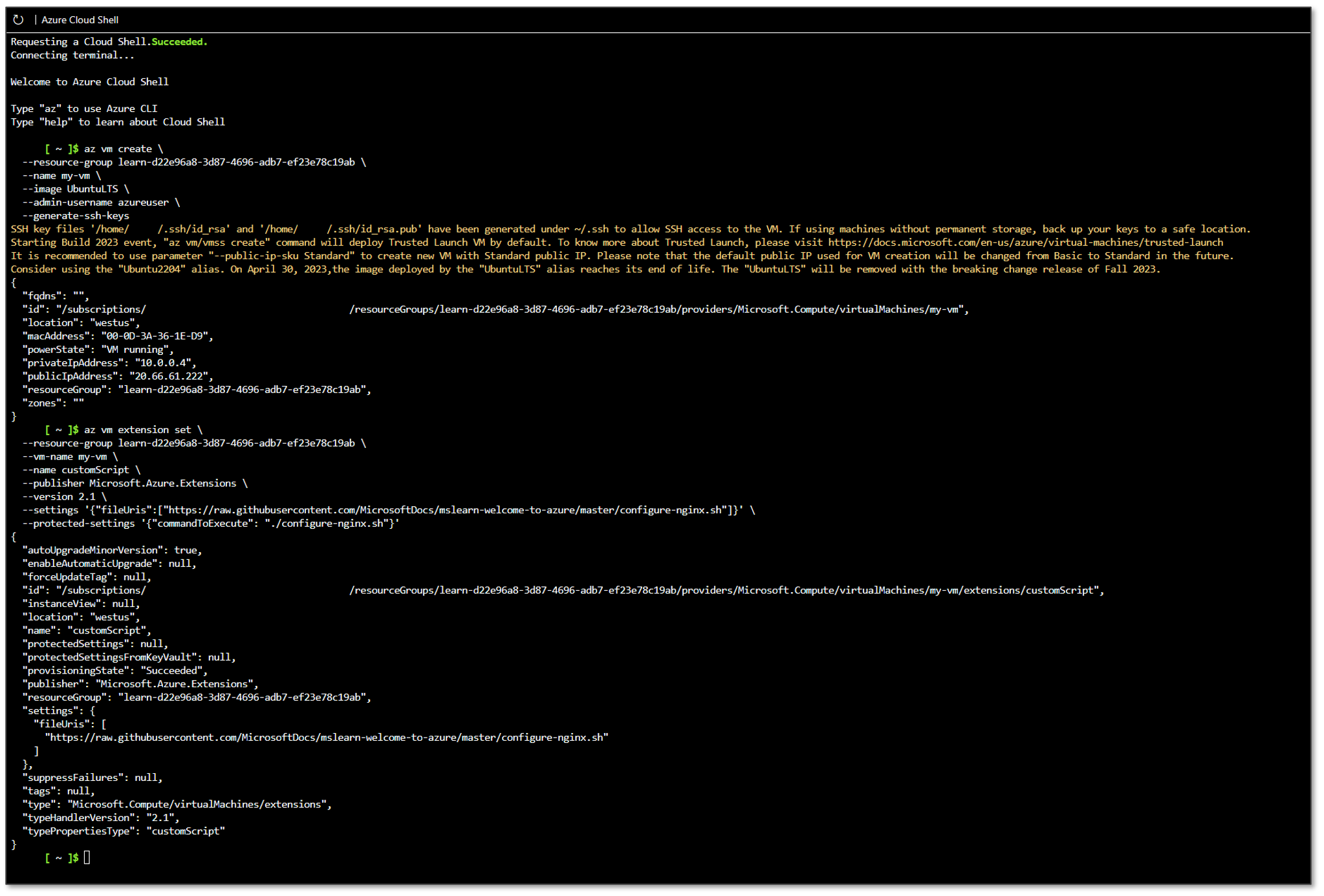 Problem with "Exercise - Configure network access" - Microsoft Q&A