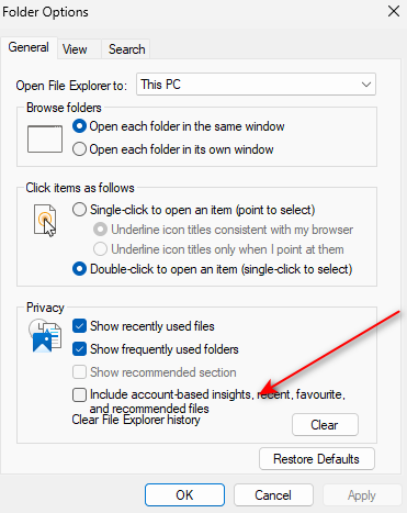 Remove item from Favorites - Microsoft Q&A