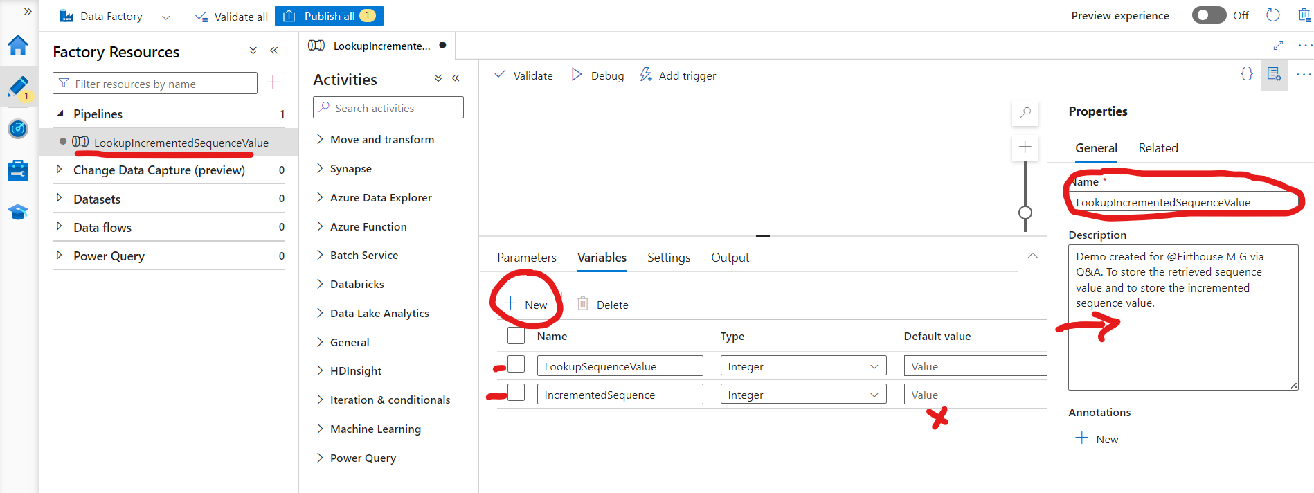 Sequence value insertion in the Copy activity - Microsoft Q&A