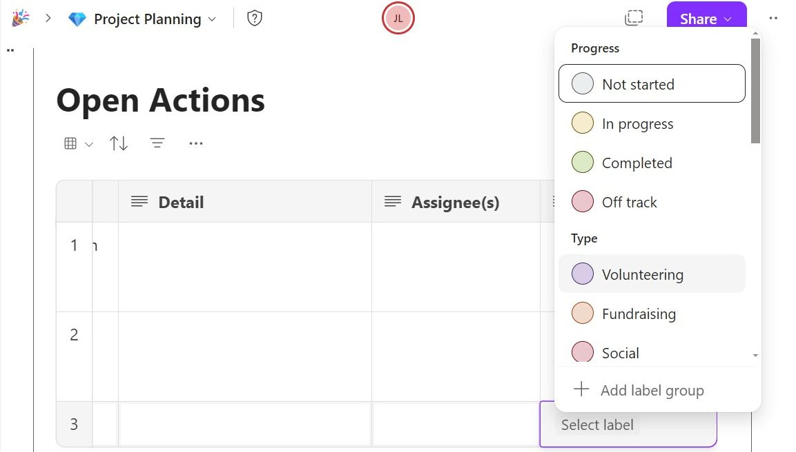 Why can't I see custom label groups in Microsoft Loop once I have ...