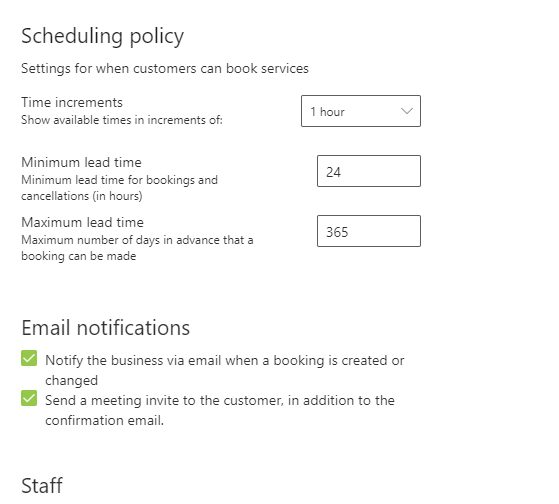 Microsoft Bookings Confirmation not send to the customers. - Microsoft Q&A