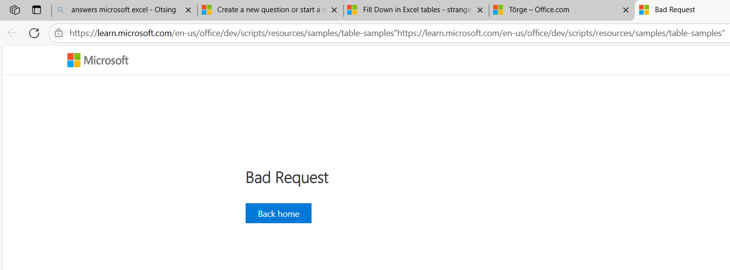 Fill Down in Excel tables - strange behaviour - Microsoft Q&A