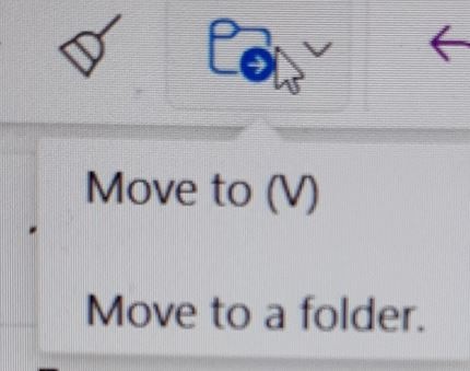 Outlook mail "Move to folder" options. - Microsoft Q&A