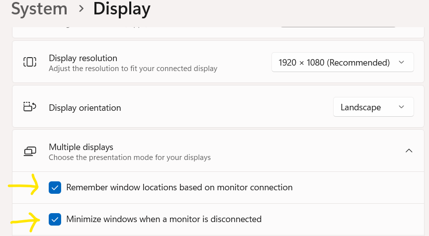 why do apps try and open on a monitor that is not connected - Microsoft Q&A