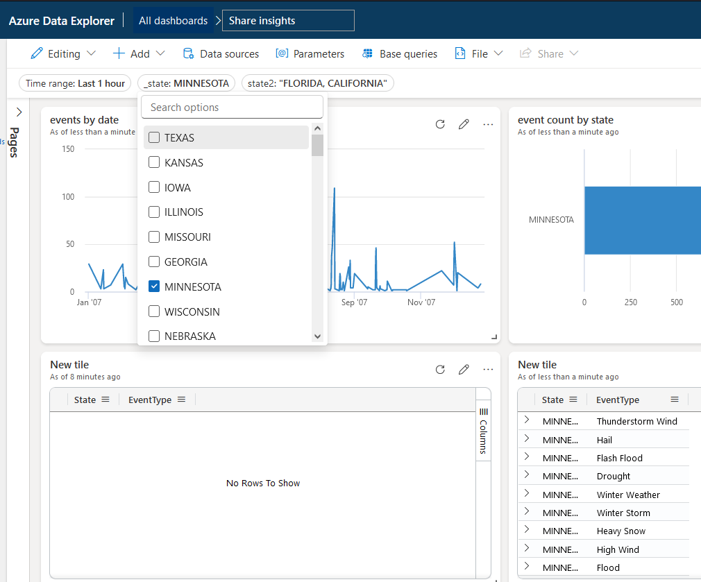How to pass multiple values to parameter at once in Azure Data Explorer ... How to pass multiple values to parameter at once in Azure Data Explorer ...
