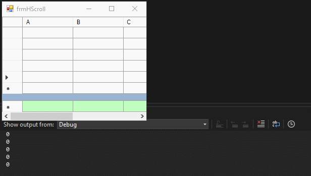 (HorizontalScrollingOffset) loses its value. How to prevent (loss of value) In DataGridView ...