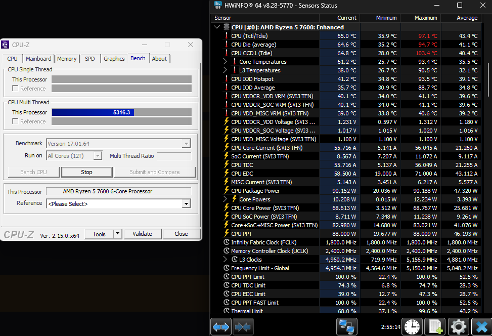 CPU is reaching very high temperatures (and even exceeding its thermal ...