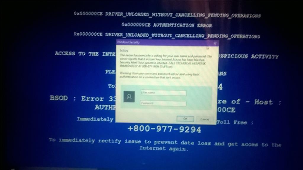 Blue Screen of Death Scam or real screen? - Microsoft Q&A