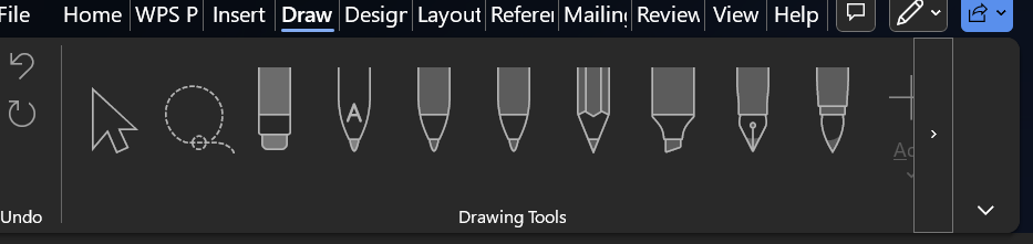 Unable to use Draw option in MS Word - Microsoft Q&A