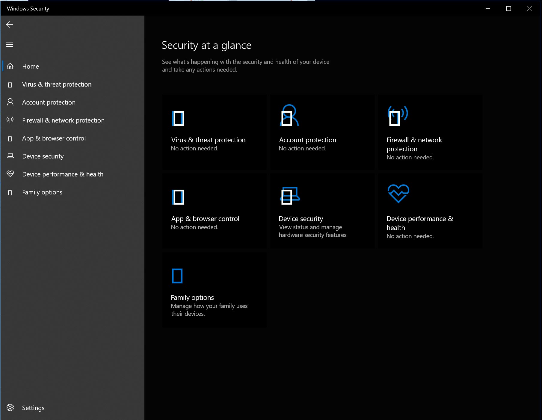 Windows Security App icons' badges are missing - Microsoft Q&A