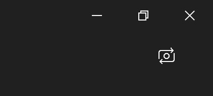 Why I don't see any flip camera option to open my front camera on ...