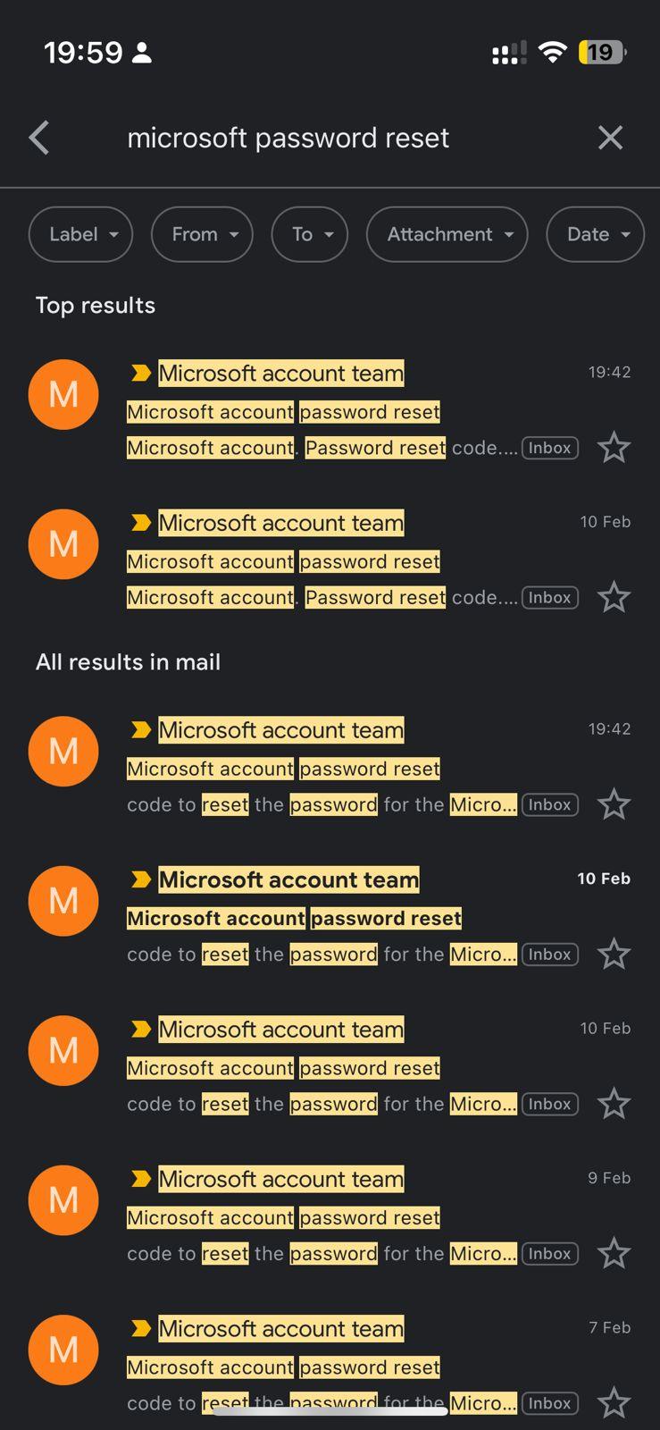 Multiple attempts to reset password. Help !!! - Microsoft Q&A