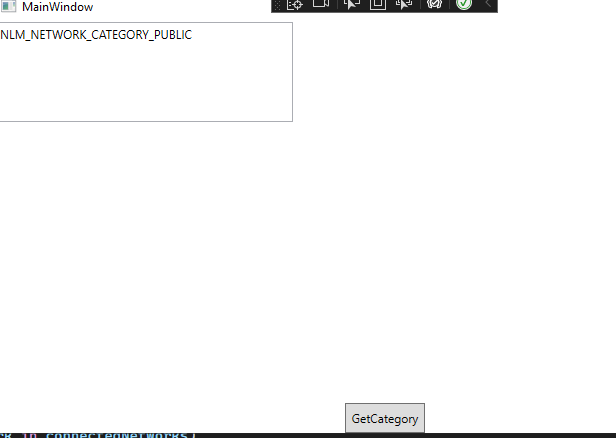 Get network category name (private/public/domain) from WPF with C# ... Get network category name (private/public/domain) from WPF with C# ...