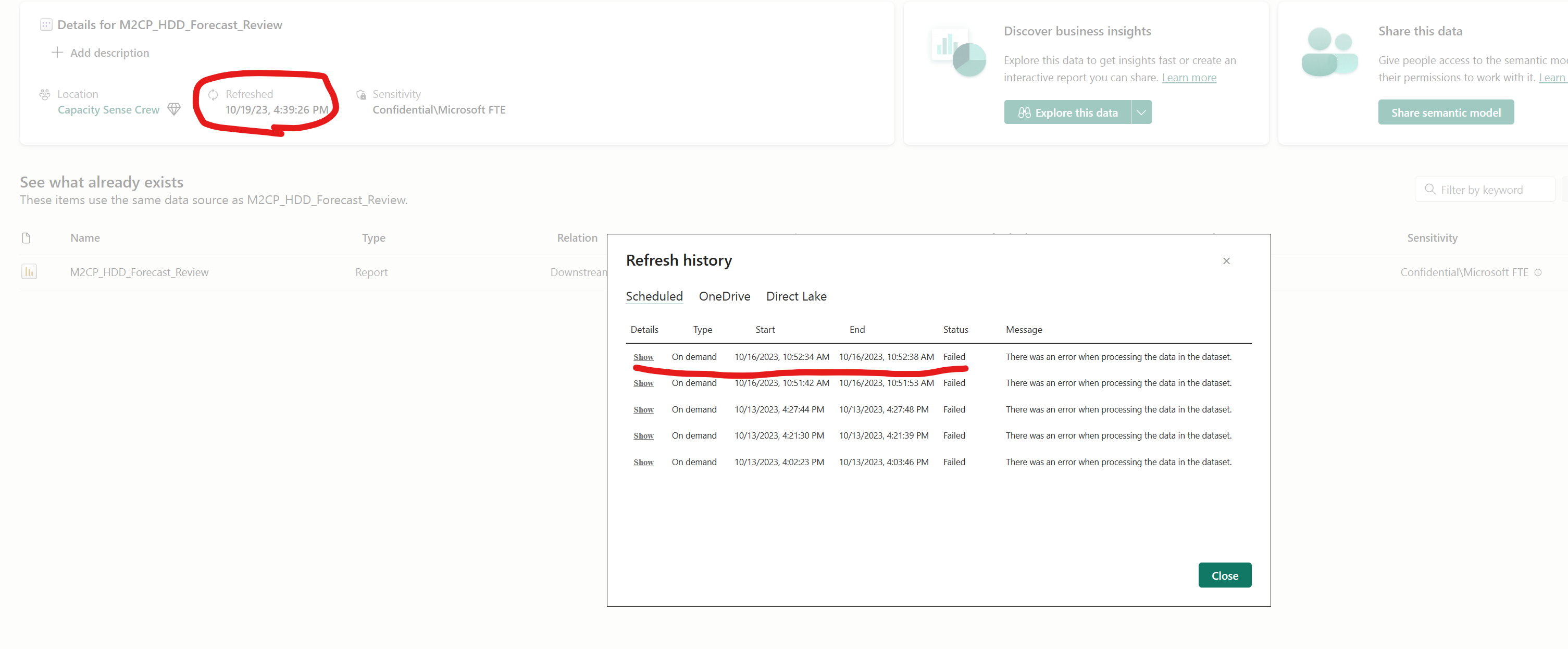 PowerBI REST API dataset refreshes can't return back the latest status ... PowerBI REST API dataset refreshes can't return back the latest status ...