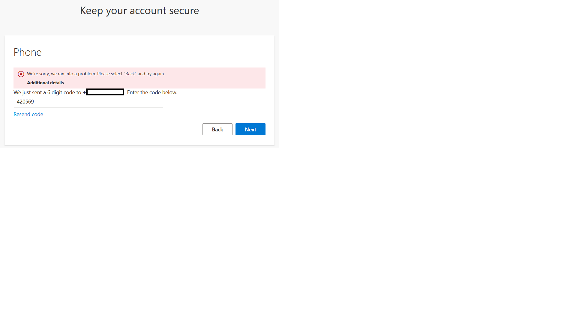 Two-factor authentication failed. - Microsoft Q&A Two-factor authentication failed. - Microsoft Q&A
