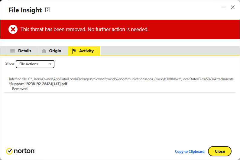 Trojan.Gen.NPE false positive? - Microsoft Q&A