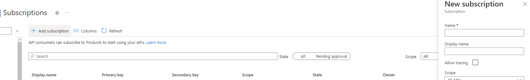 Does creating new subscription key for APIM charge ? - Microsoft Q&A
