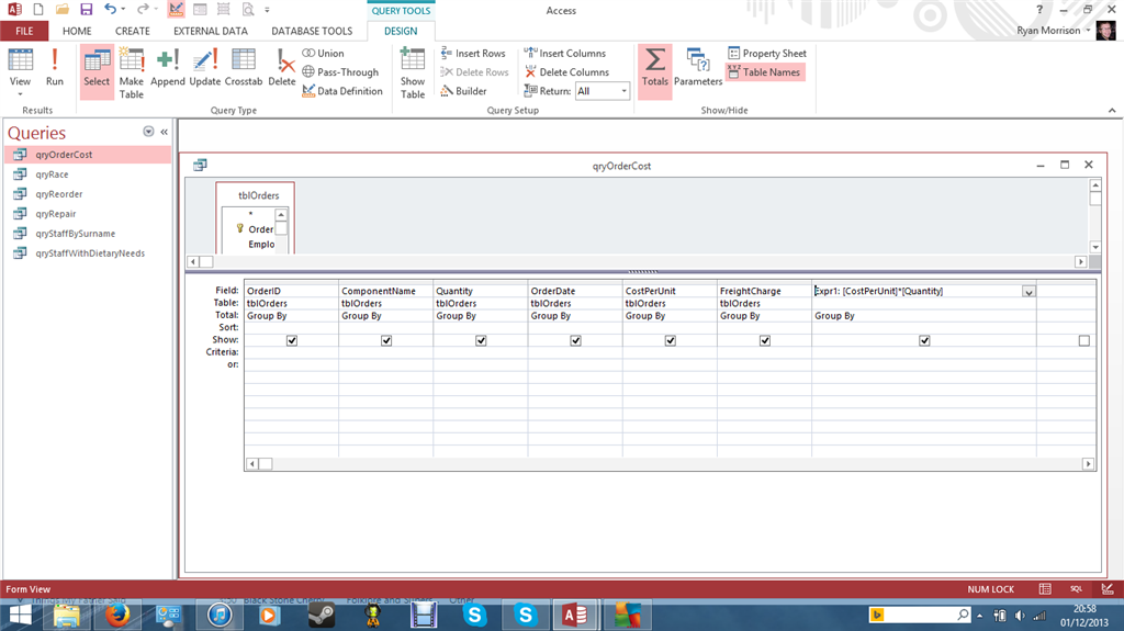 Issue with multiplication in a query - Access 2013 - Microsoft Q&A