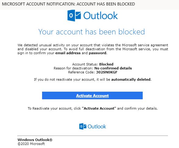 Is this fake email from Microsoft? It's asking me to reactivate my ...