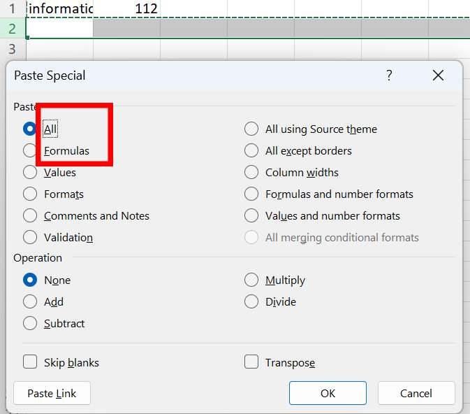 excel: How to insert row with ALL attributes of row above it (& below ...