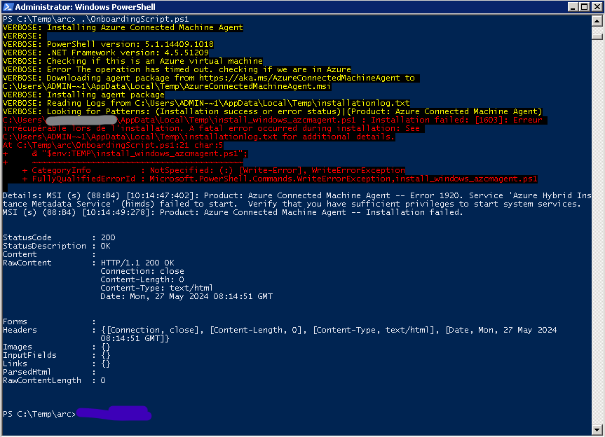 How To Fix Service Azure Hybrid Instance Metadata Service Himds Failed To Start During