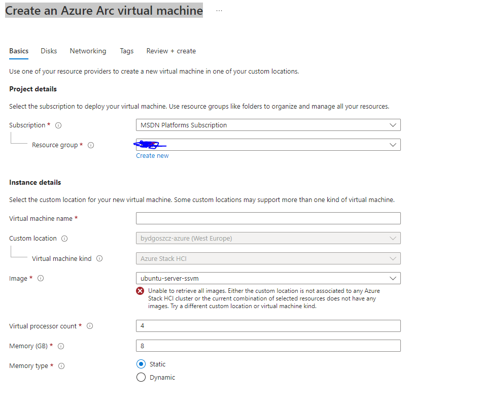 Create an Azure Arc virtual machine - Microsoft Q&A