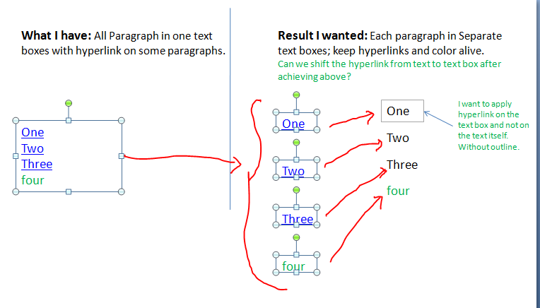 How to remove underlines from hyperlink in PowerPoint - Microsoft Q&A