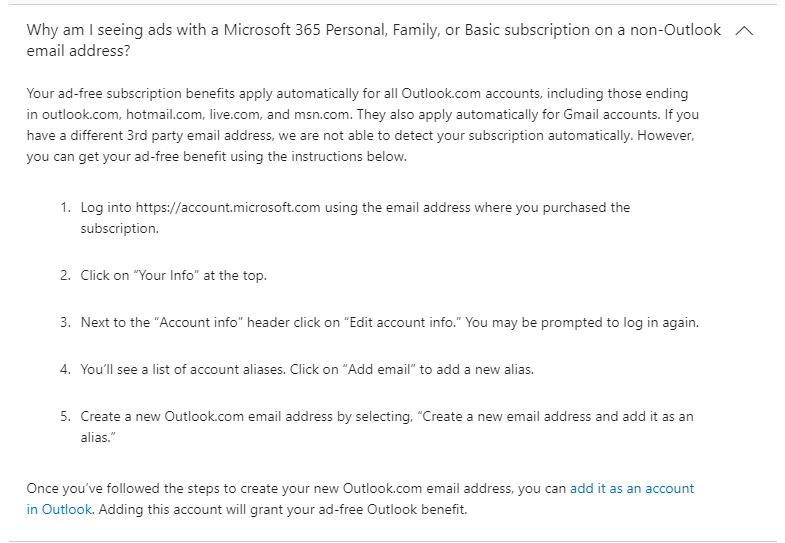 Why am I now seeing paid ads appear in my outlook inbox - Microsoft Q&A
