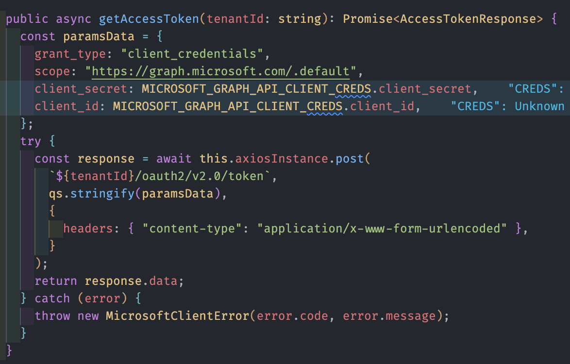Graph API returns Authorization_IdentityNotFound error - Microsoft Q&A