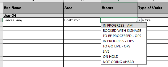 Fill A Row With Color Using Conditional Formatting Data Validation Microsoft Qanda