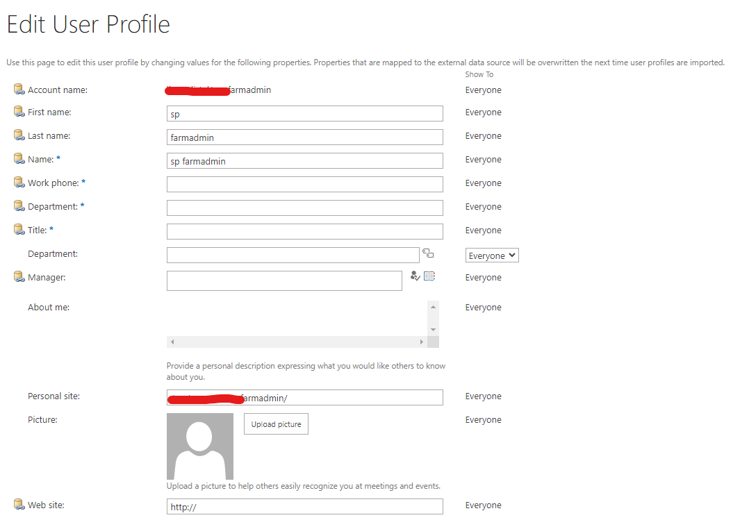How to stop showing SharePoint profile picture to everyone in ...