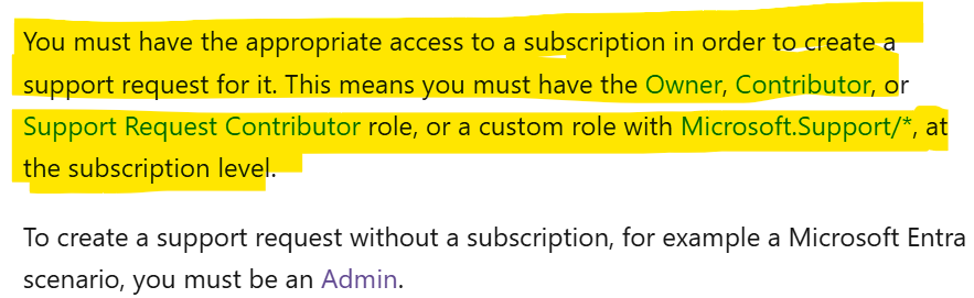 Azure Support - Microsoft Entra roles not working? - Microsoft Q&A
