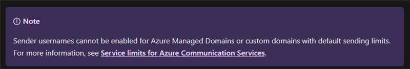 I would like to change the (Sender) Display Name on my Azure ...