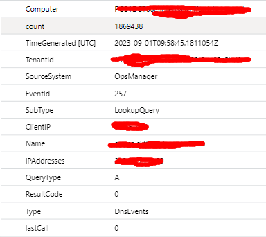 Need a KQL query to ensure DNS forwarders are responding to DNS ...
