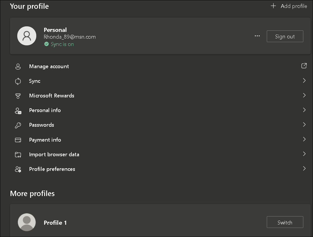 User Profile issue with Microsoft Edge - Microsoft Q&A