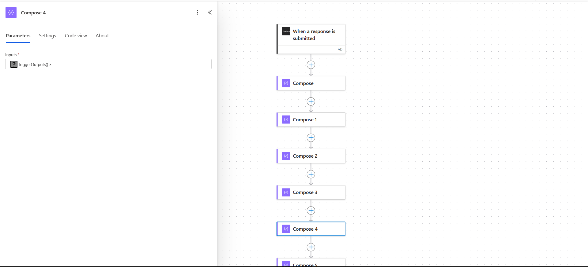 Powerautomate flow - Compose action not working - Microsoft Q&A