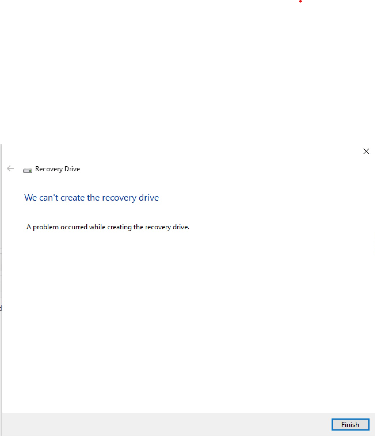 Recovery Drive Error on Surface Pro 7+ - Microsoft Q&A