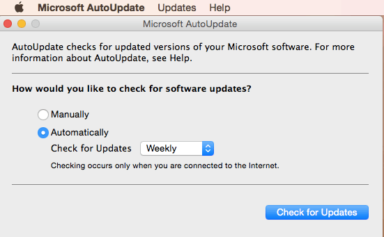 Disable MS Office autoupdate completely in MacOS - Microsoft Q&A