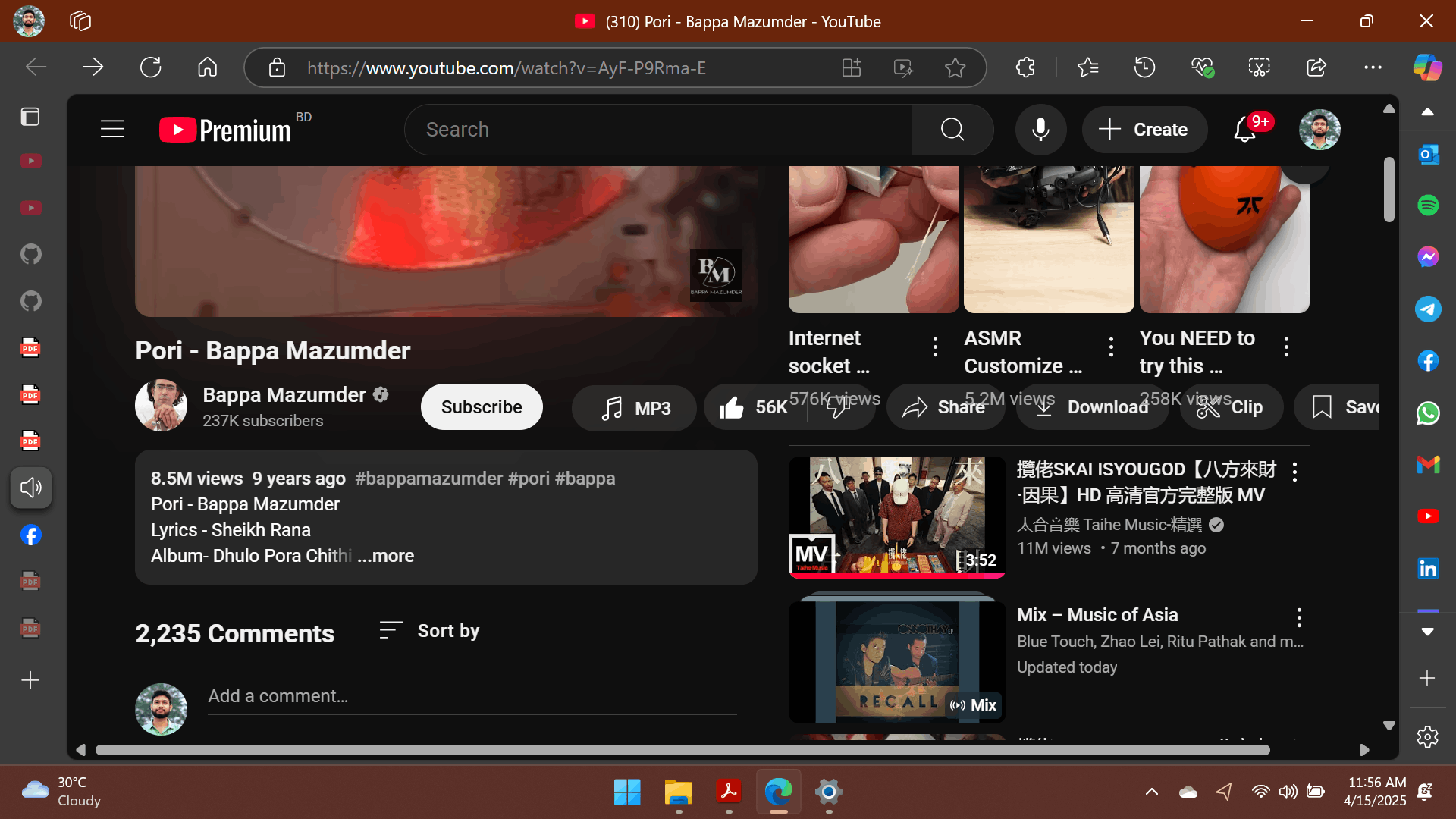 Youtube is Broken on edge why? - Microsoft Q&A