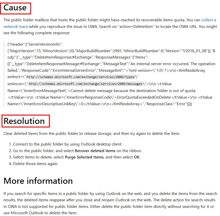 Users with Full access cannot delete e-mails from a shared mailbox in ... Users with Full access cannot delete e-mails from a shared mailbox in ...