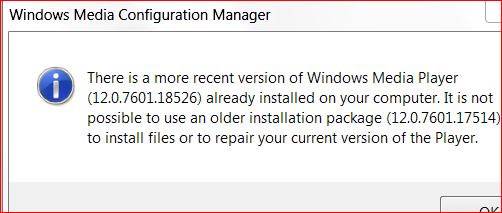 Can I uninstall Windows Media Player 12 and reinstall it in Windows 7 ...