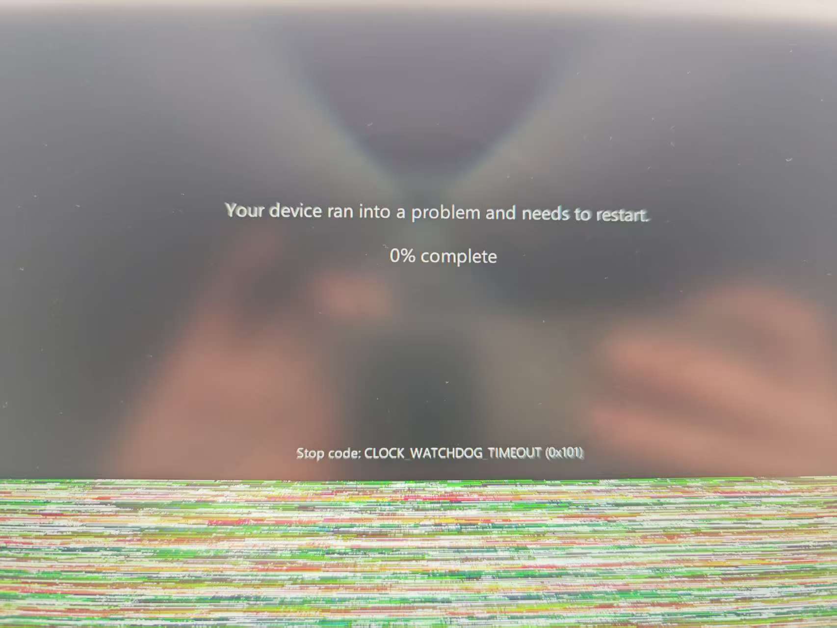 电脑冻屏并伴随CLOCK_WATCHDOG_TIMEOUT报错 - Microsoft Q&A