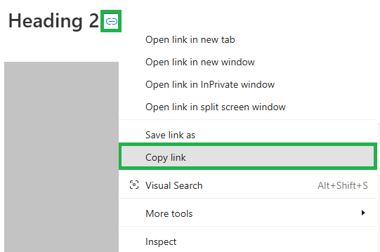 sharepoint page - create link from bottom page back to top? - Microsoft Q&A