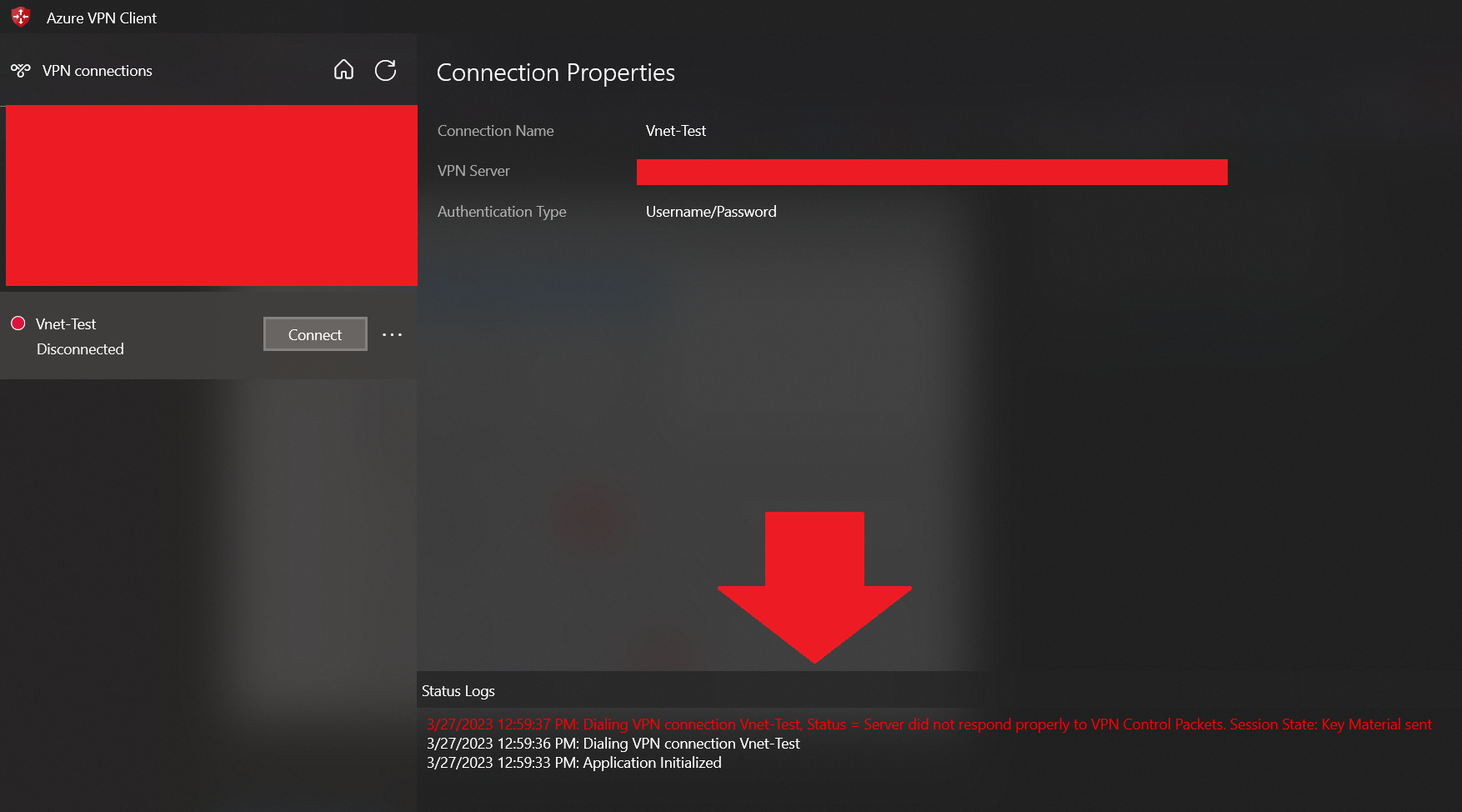 Azure VPN P2S not working with EAPMCHAPv2 - Microsoft Q&A