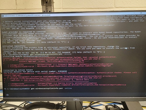 Verification Process for New helpdesk Users on Autopilot - Microsoft Q&A
