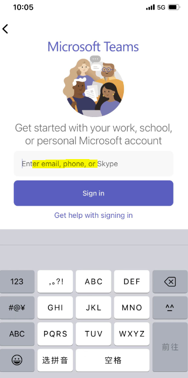 Using another O365 account on a managed iOS to login to Teams ...