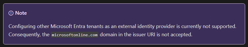 Entra External ID - Can we sign in with our Workforce tenant as OIDC IdP? - Microsoft Q&A
