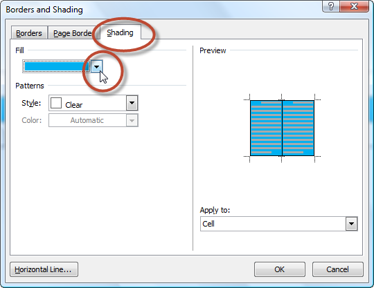 How can I remove background color in a table row without deleting the ...