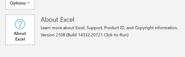 Excel Status Bar Values Do Not Copy (Office Professional Plus 2021, Version 2108) - Microsoft Q&A