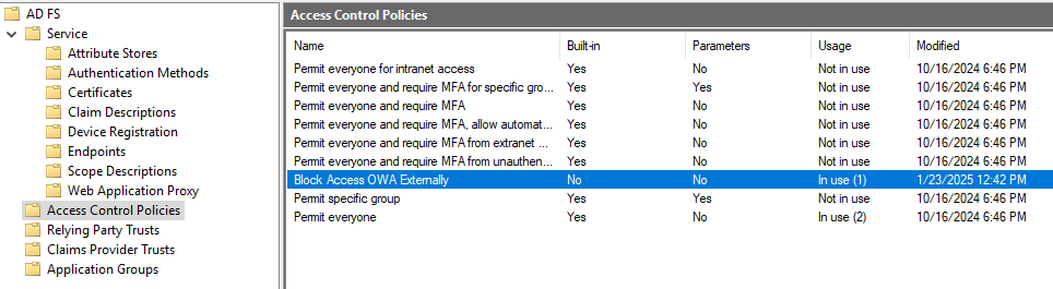 How to block OWA externally for specific AD Group - Microsoft Q&A
